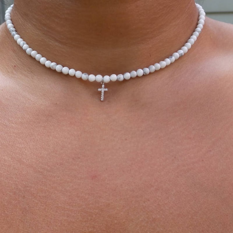 Cross Choker - Etsy