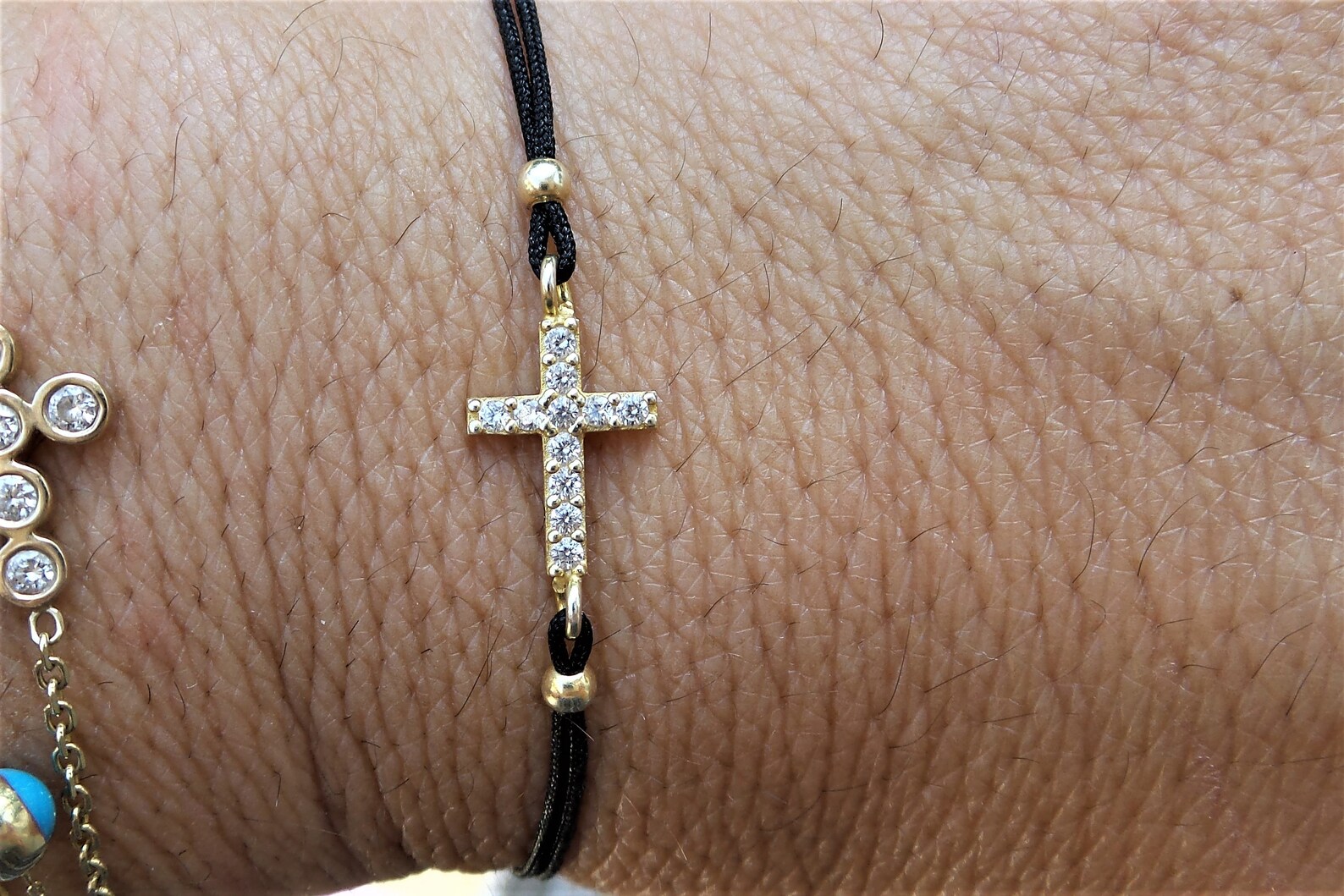 Cross Bracelet / Unisex Cross Pull String Bracelet / MEN / - Etsy