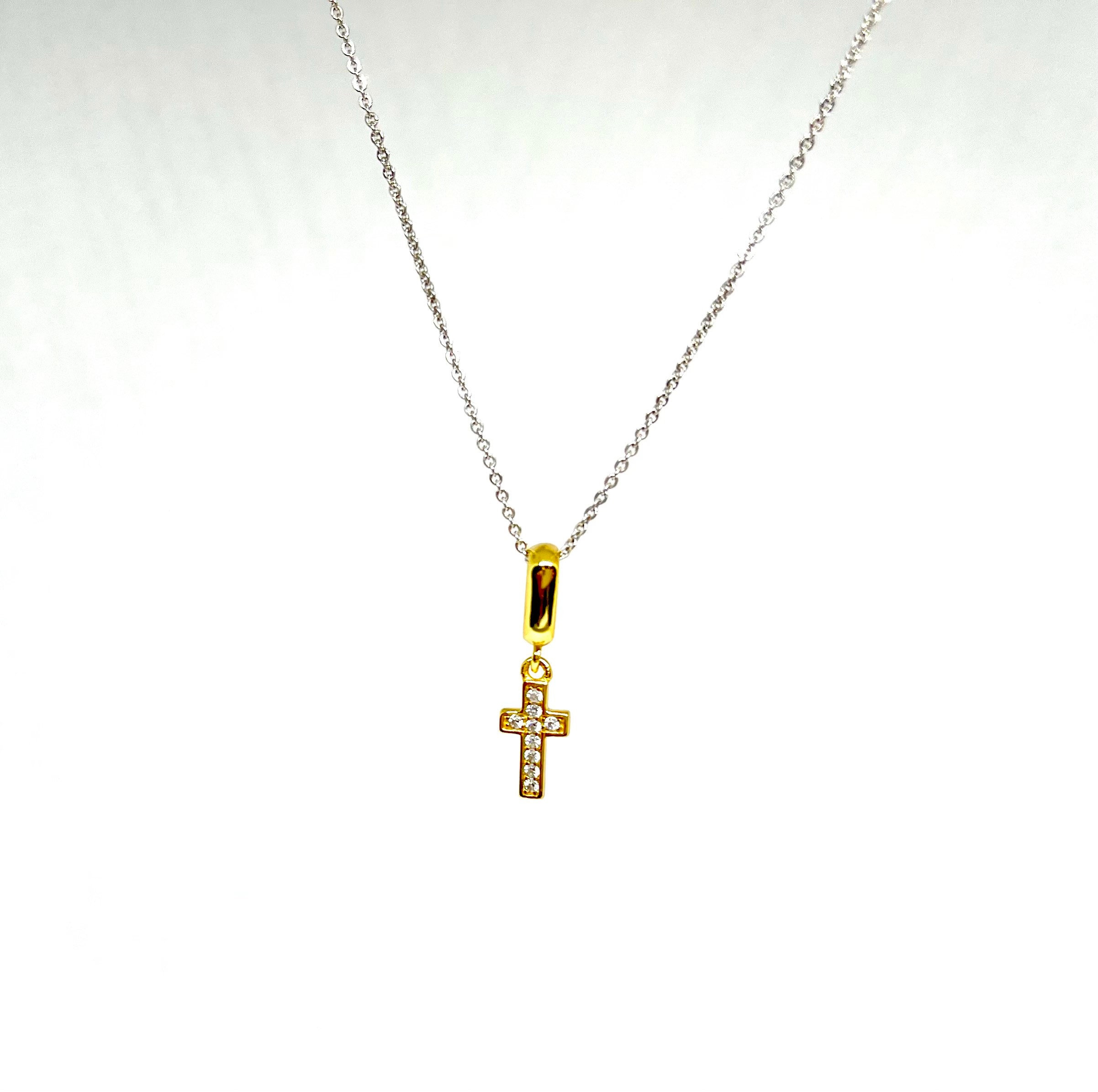 Cross Necklace / Tiny Cross Necklace / Mini Cross Necklace / - Etsy