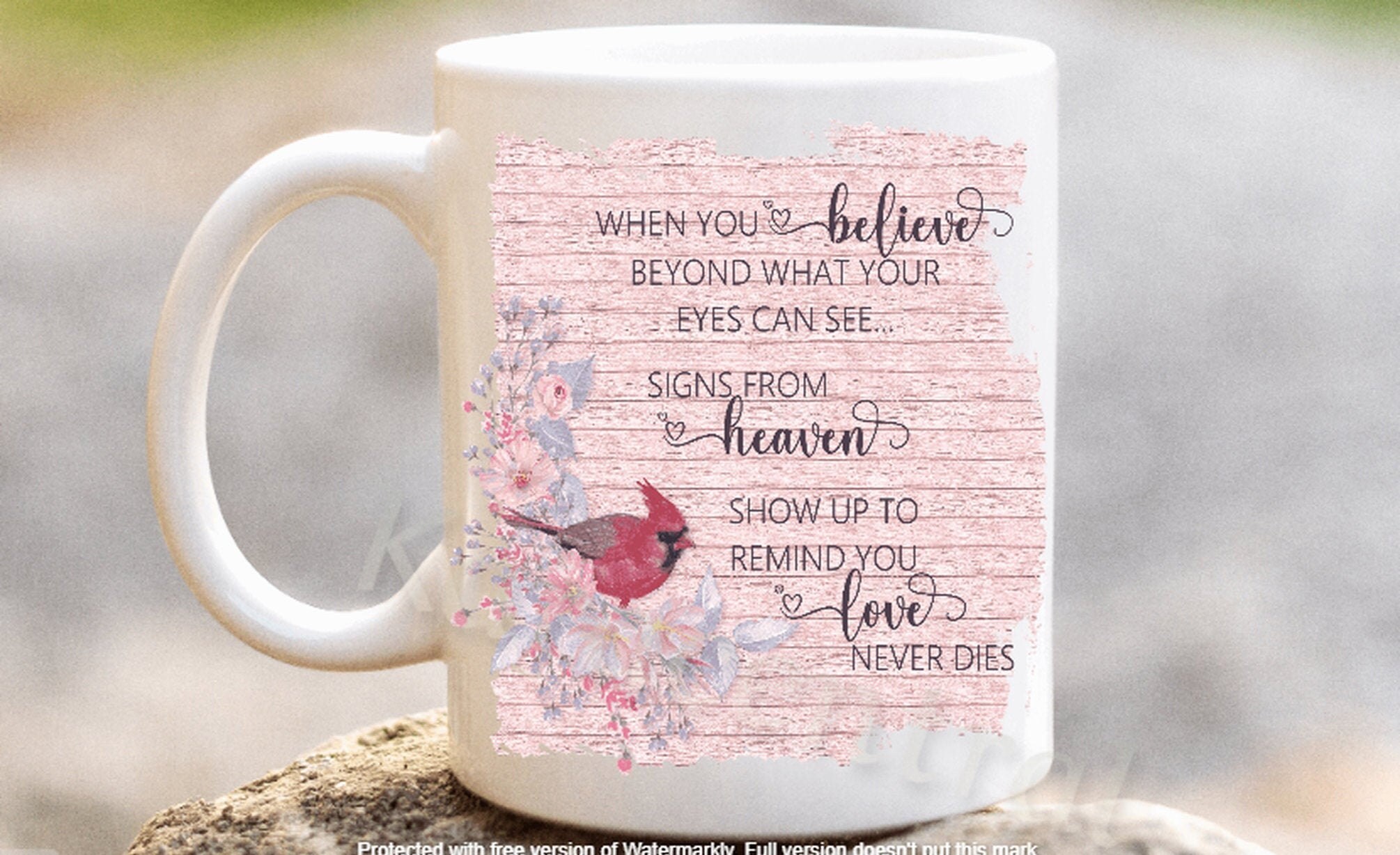 Memorial Coffee Mug Signs From Heaven Tea Cup Cardinal - Etsy