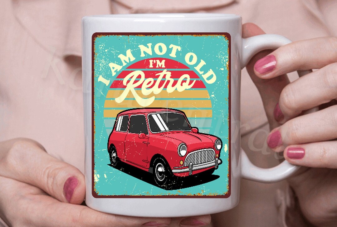 Retro Mini Cooper Mug Vintage Car Coffee / Tea Cup I'm - Etsy