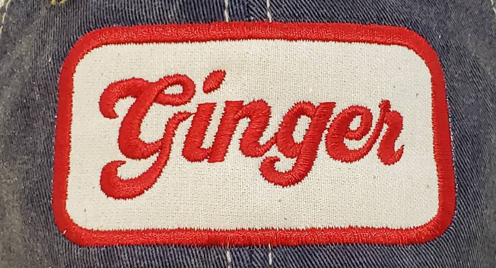 Ginger Ginger Cap Distressed Navy Headmost Cap - Etsy Sweden