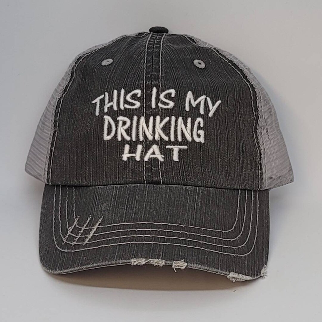 This is My Drinking Hat, I'll Bring, Alcohol, Distressed Low Profile ...