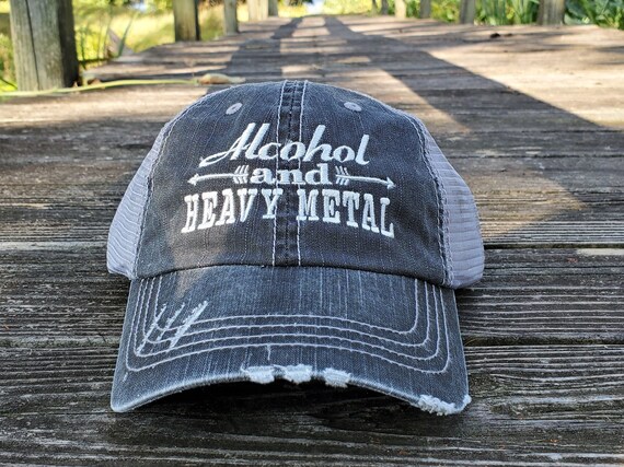 Alcohol and Heavy Metal Cap - Etsy