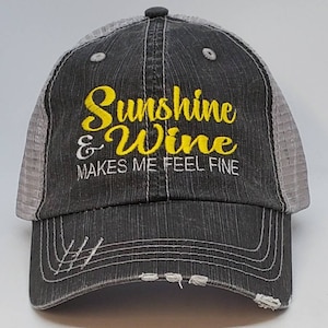 Sunshine and Wine Makes Me Feel Fine - Etsy