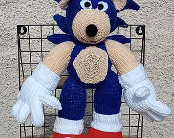Knit Sonic Hedgehog - Etsy UK