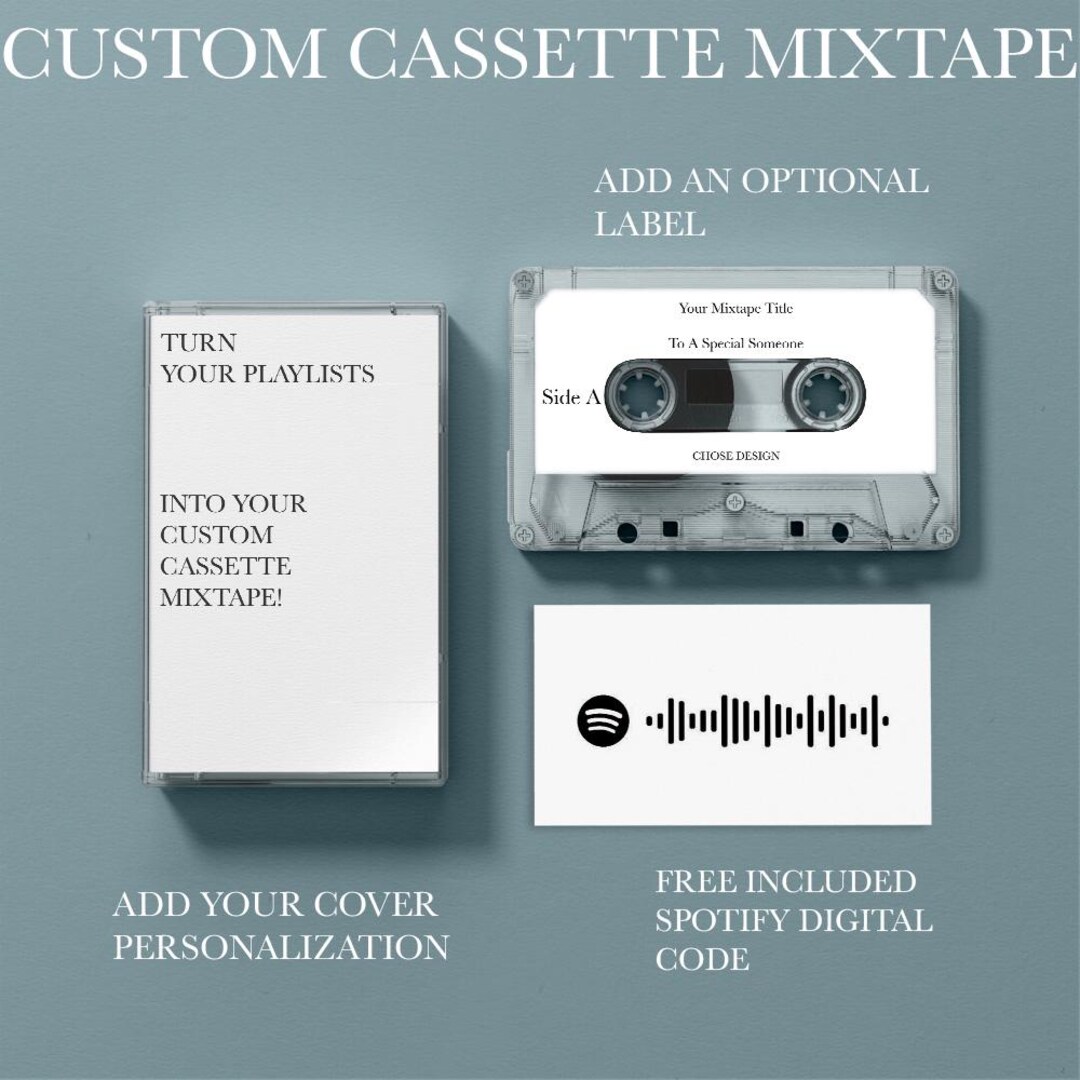 Custom Cassette Mixtape - Etsy