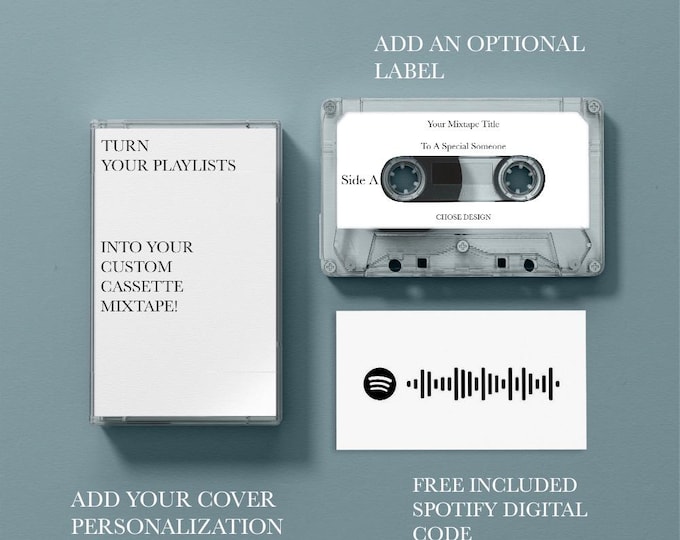 Custom Cassette Mixtape - Etsy