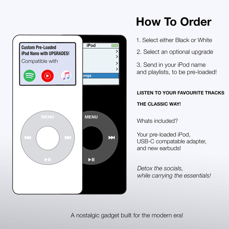 Custom Pre-loaded Ipod Nano - Etsy