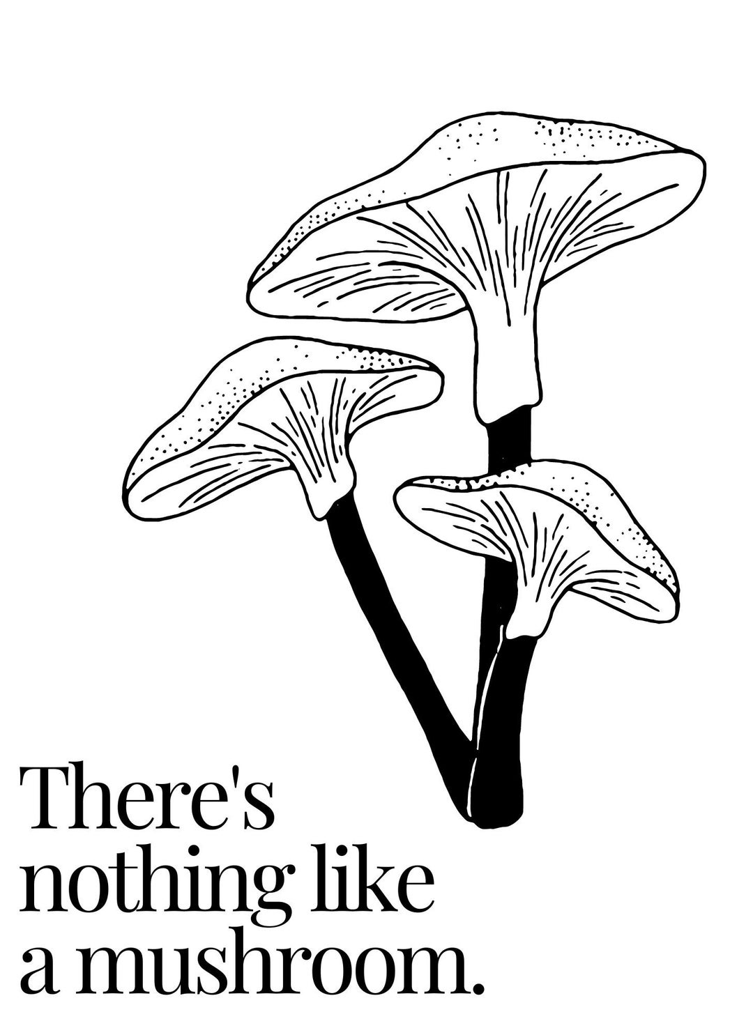 Mushroom PRINTABLE Artwork, Digital Download, Digital Artwork ...