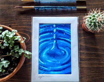 Rain Drop Print | Etsy