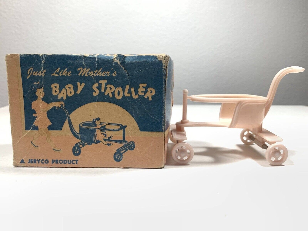 1950 Vintage Pink Jeryco just Like Mothers Doll Baby Stroller in ...