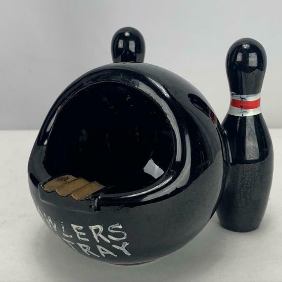 Vintage Bowlers Ashtray Mid Century 1950s Decor Bowling Ball - Etsy