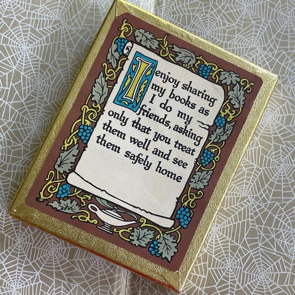 Medieval Bookplate - Etsy