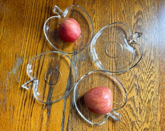 Glass Apple Plates - Etsy