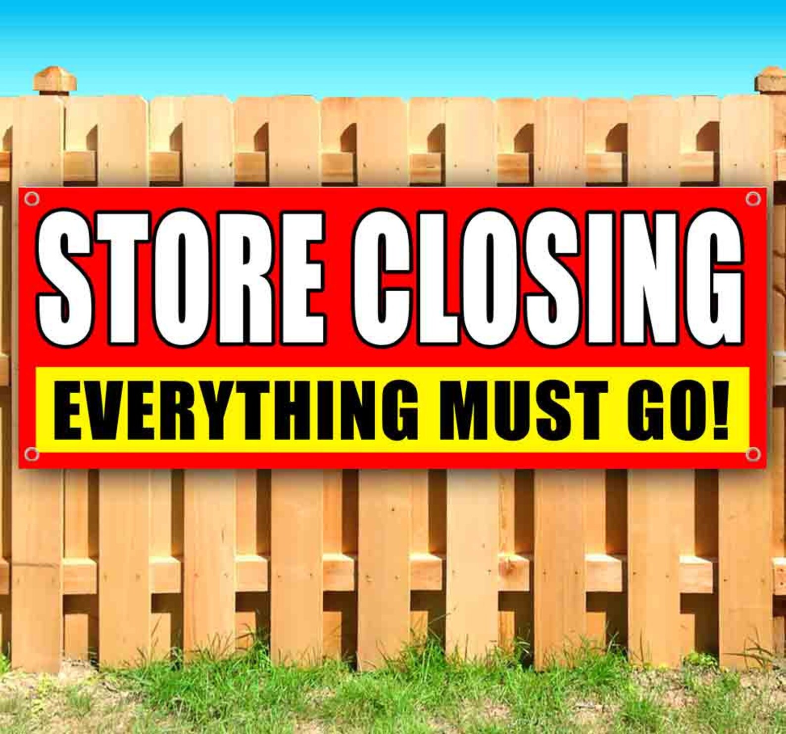 Store Closing Sale 13 Oz Heavy Duty Vinyl Banner Sign With | Etsy