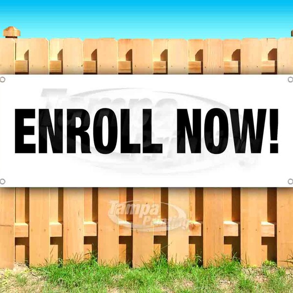 Now Enrolling Banner - Etsy