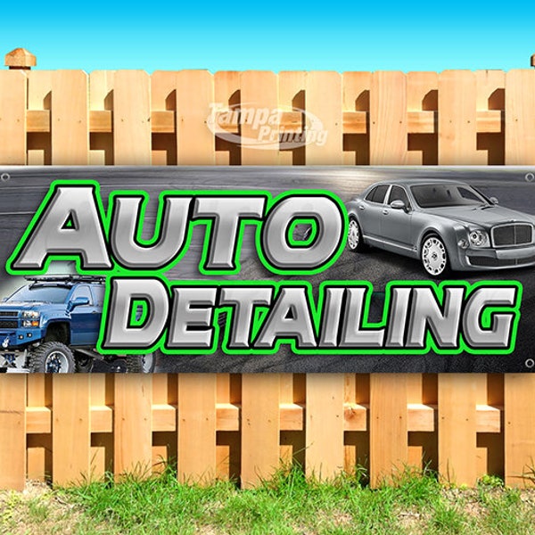 Vinyl Auto Detailing Banners - Etsy