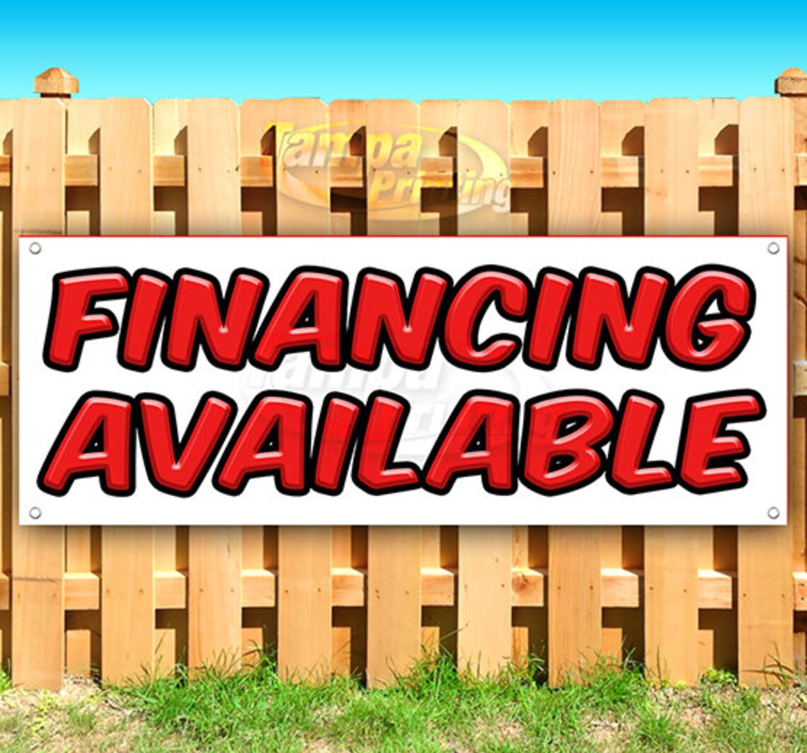 FINANCING AVAILABLE 13 oz heavy duty vinyl banner sign with | Etsy
