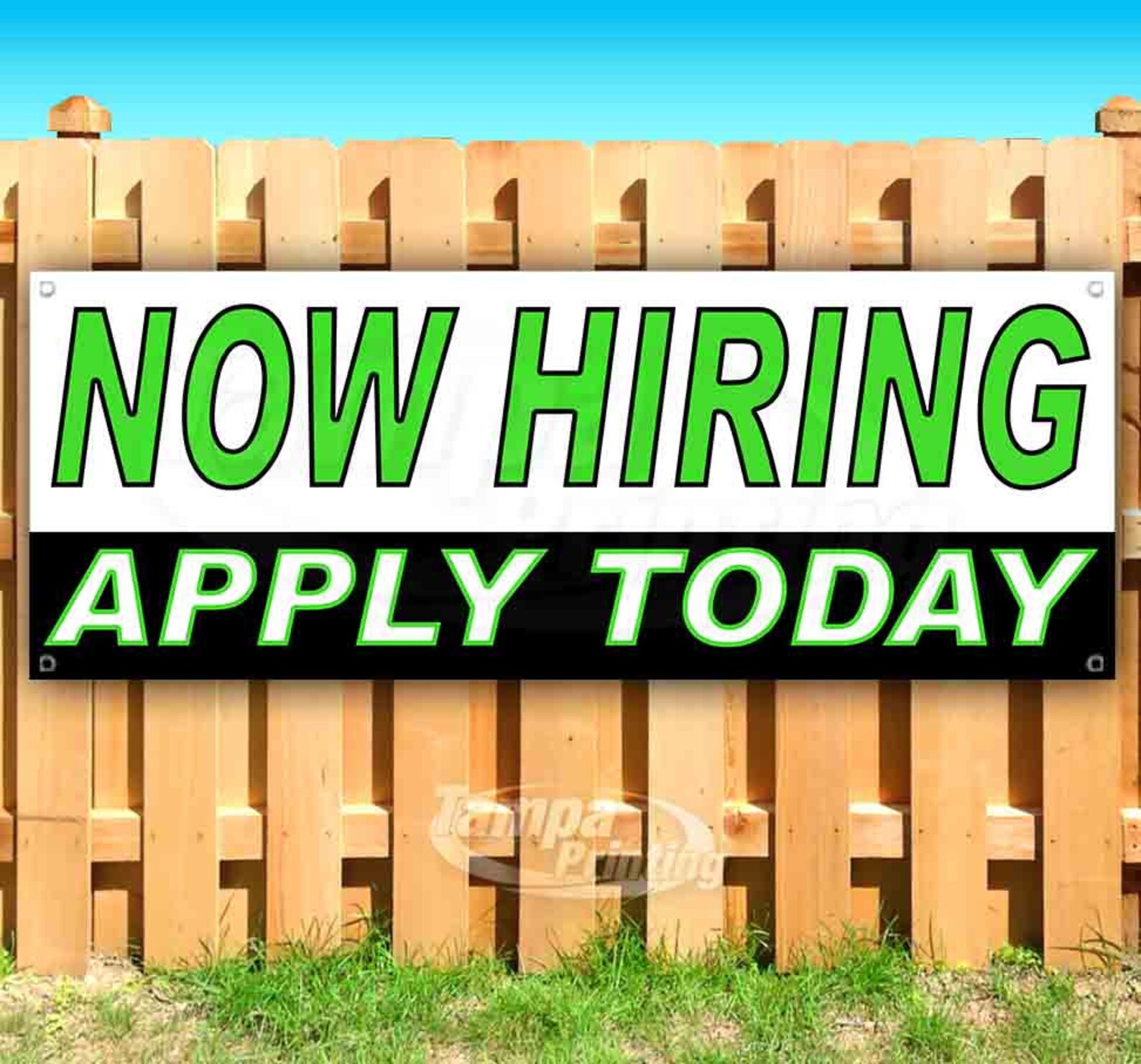 NOW HIRING Apply Today 13 Oz Heavy Duty Vinyl Banner Sign With - Etsy