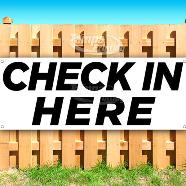 Check in Here Sign - Etsy