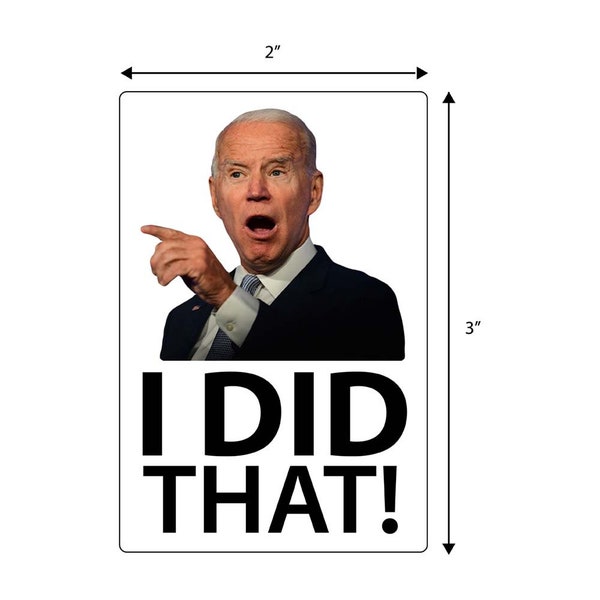 Trump I Did That Stickers - Etsy