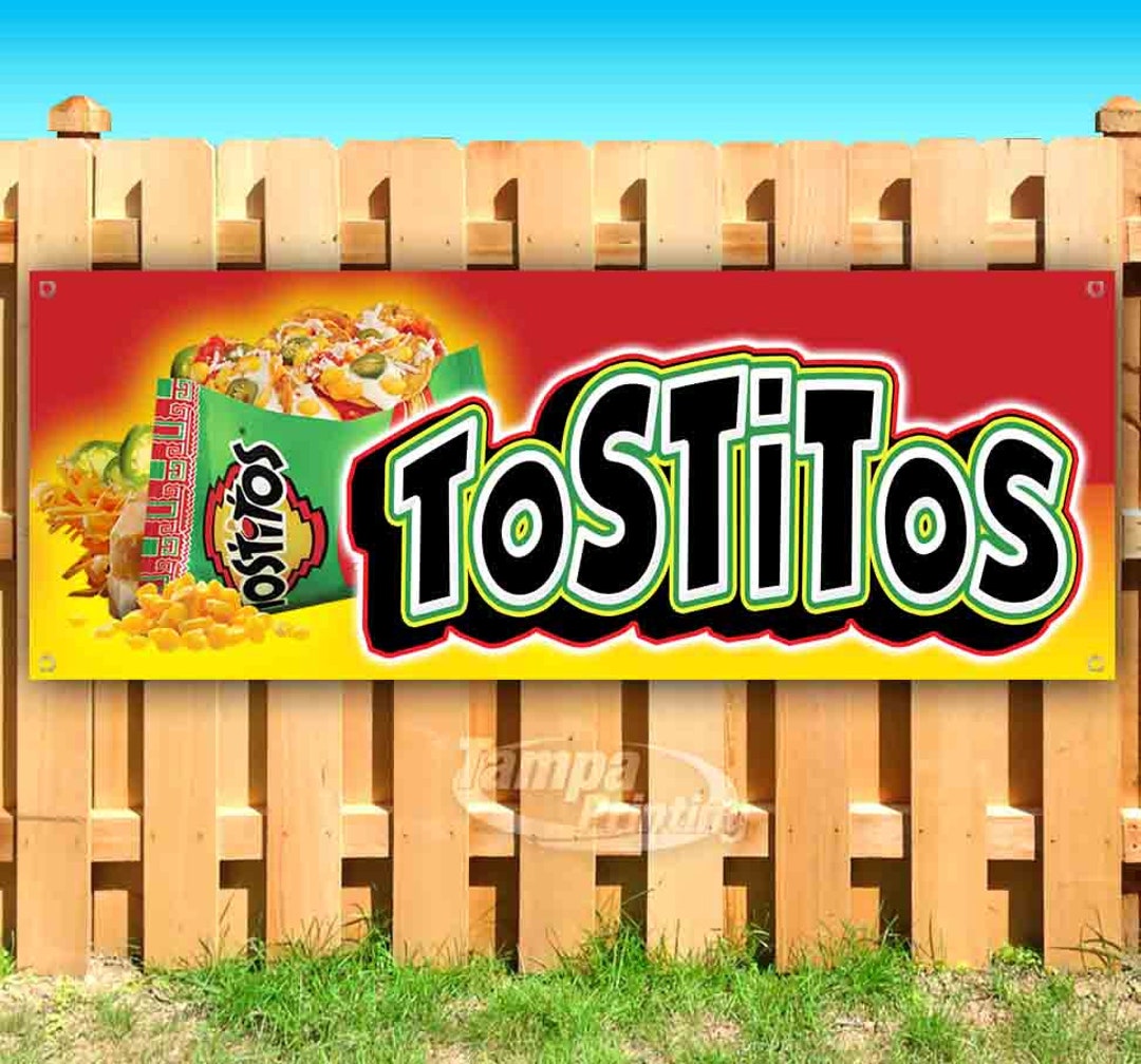 TOSTITOS 13 Oz Heavy Duty Vinyl Banner Sign With Metal Grommets, New ...