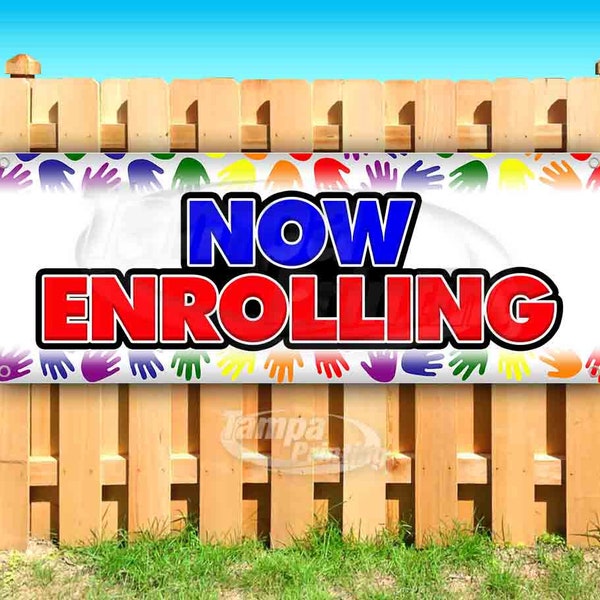 Now Enrolling Banner - Etsy