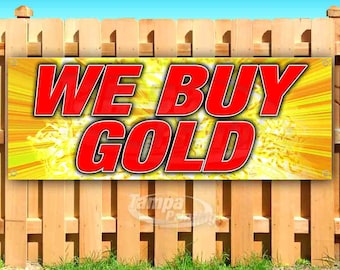 We Buy Gold Sign | Etsy
