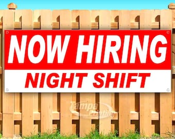 Night Shift Banner - Etsy