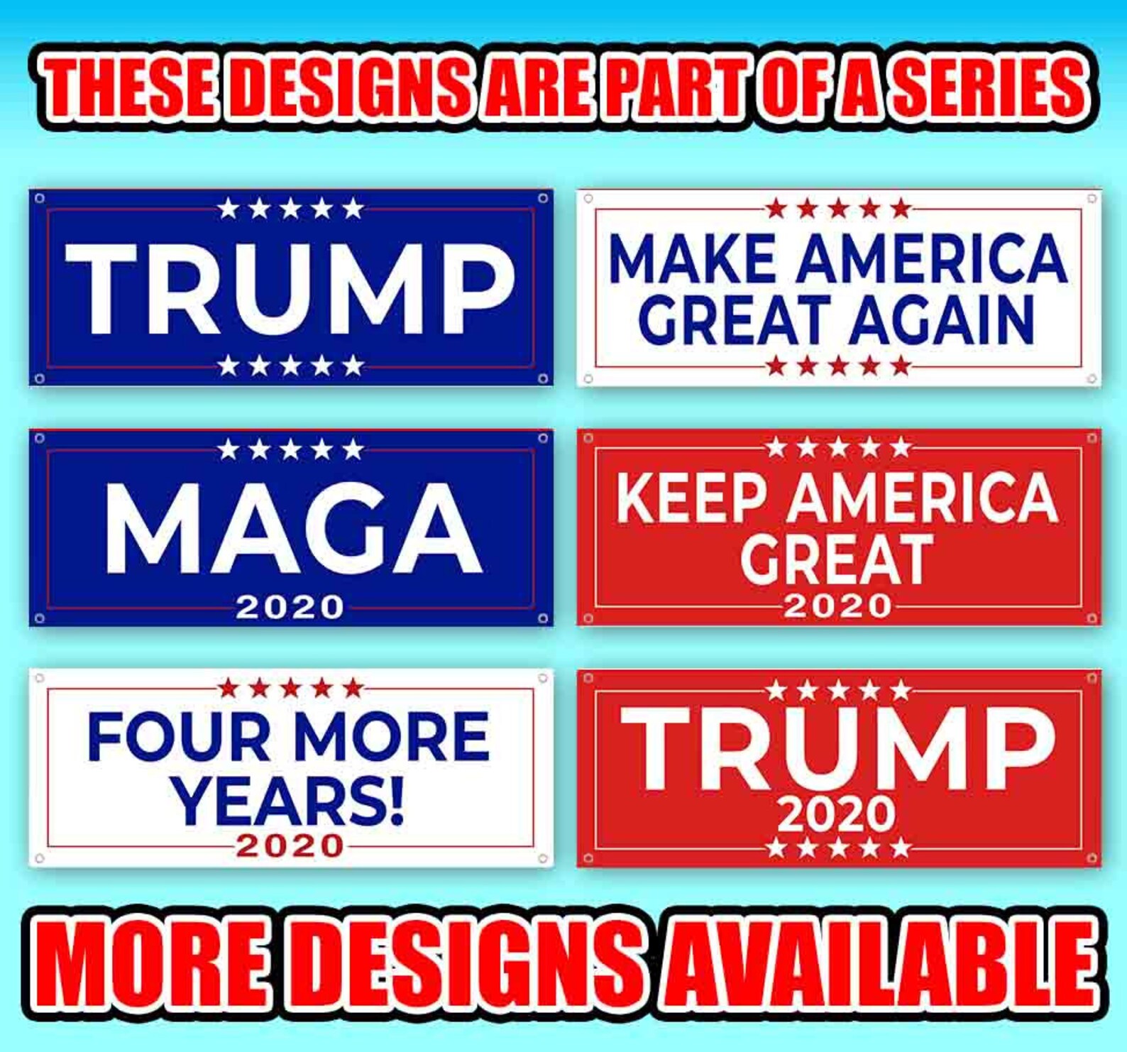 MAGA 13 Oz Heavy Duty Vinyl Banner Sign With Metal Grommets | Etsy