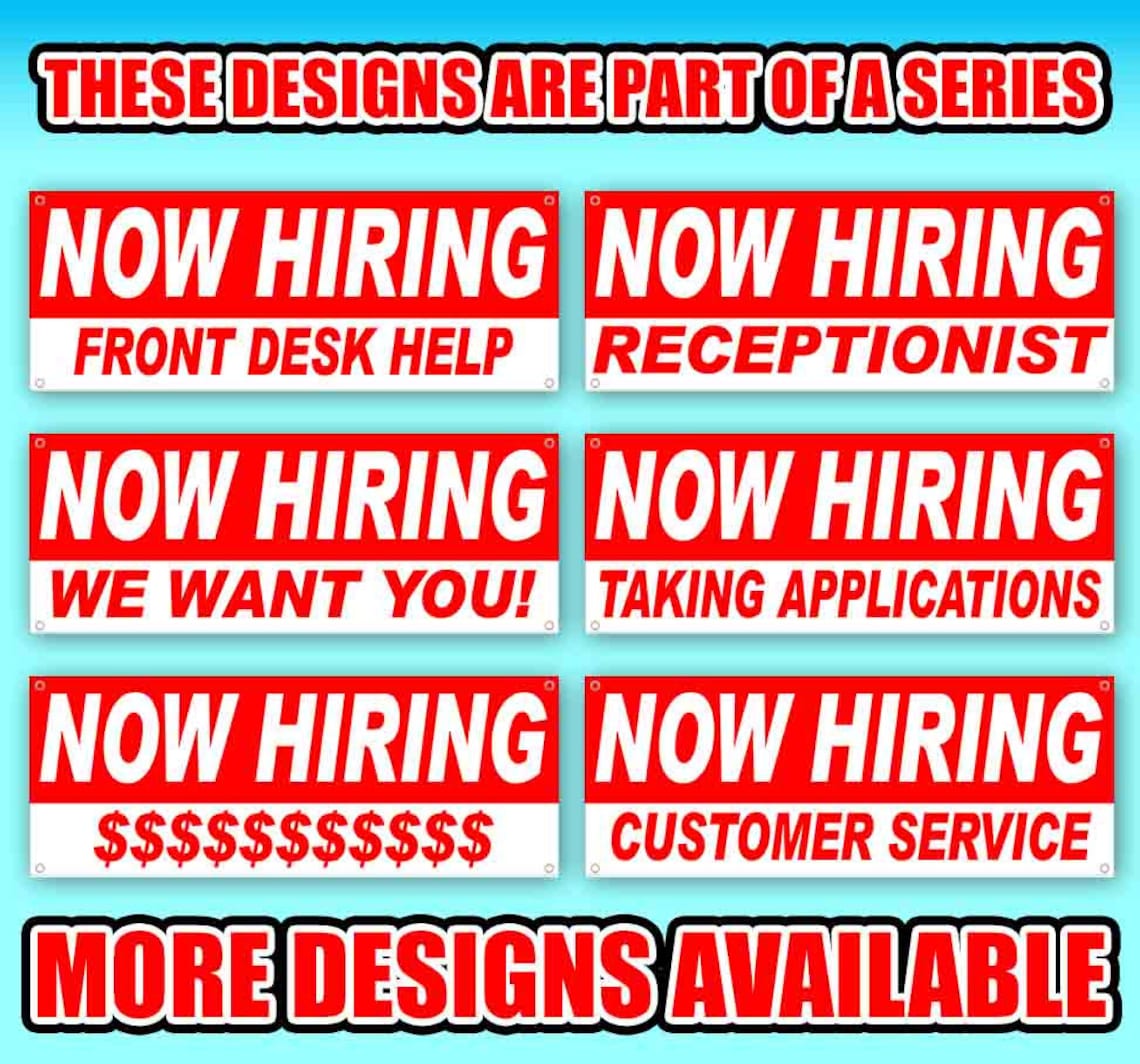 NOW HIRING CDL Drivers 13 oz heavy duty vinyl banner sign with | Etsy