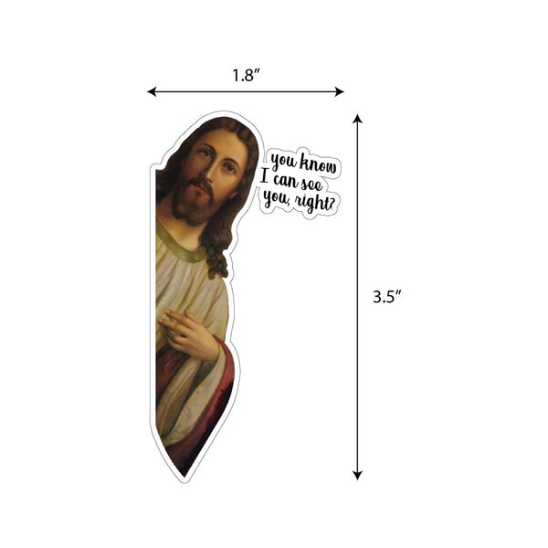 Jesus I See You Sticker - Etsy