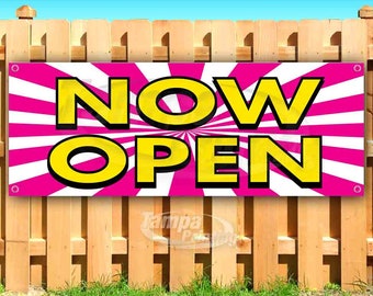 Now Open Under New Management 13 Oz Heavy Duty Vinyl Banner | Etsy