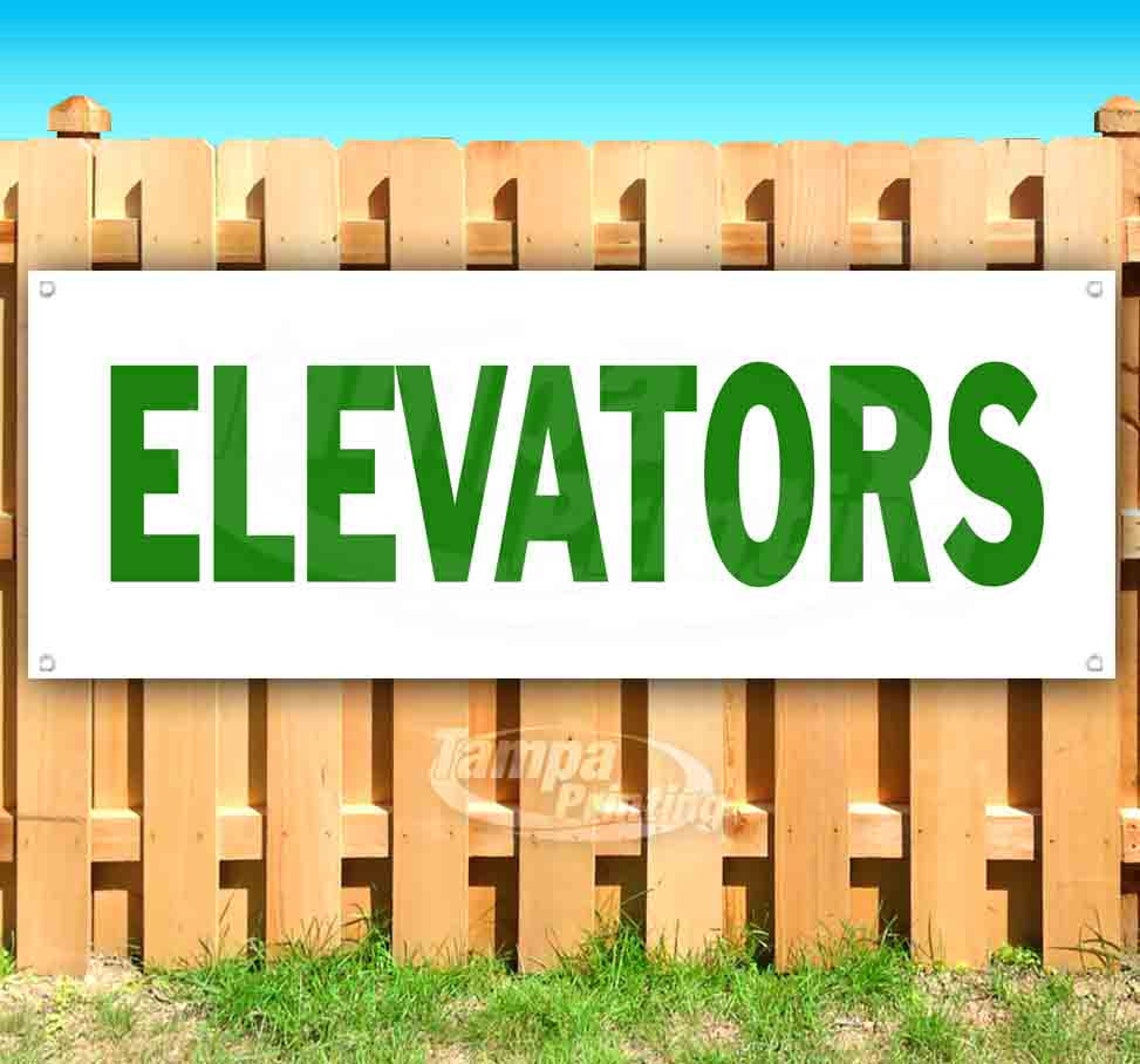 ELEVATORS 13 Oz Heavy Duty Vinyl Banner Sign With Metal | Etsy