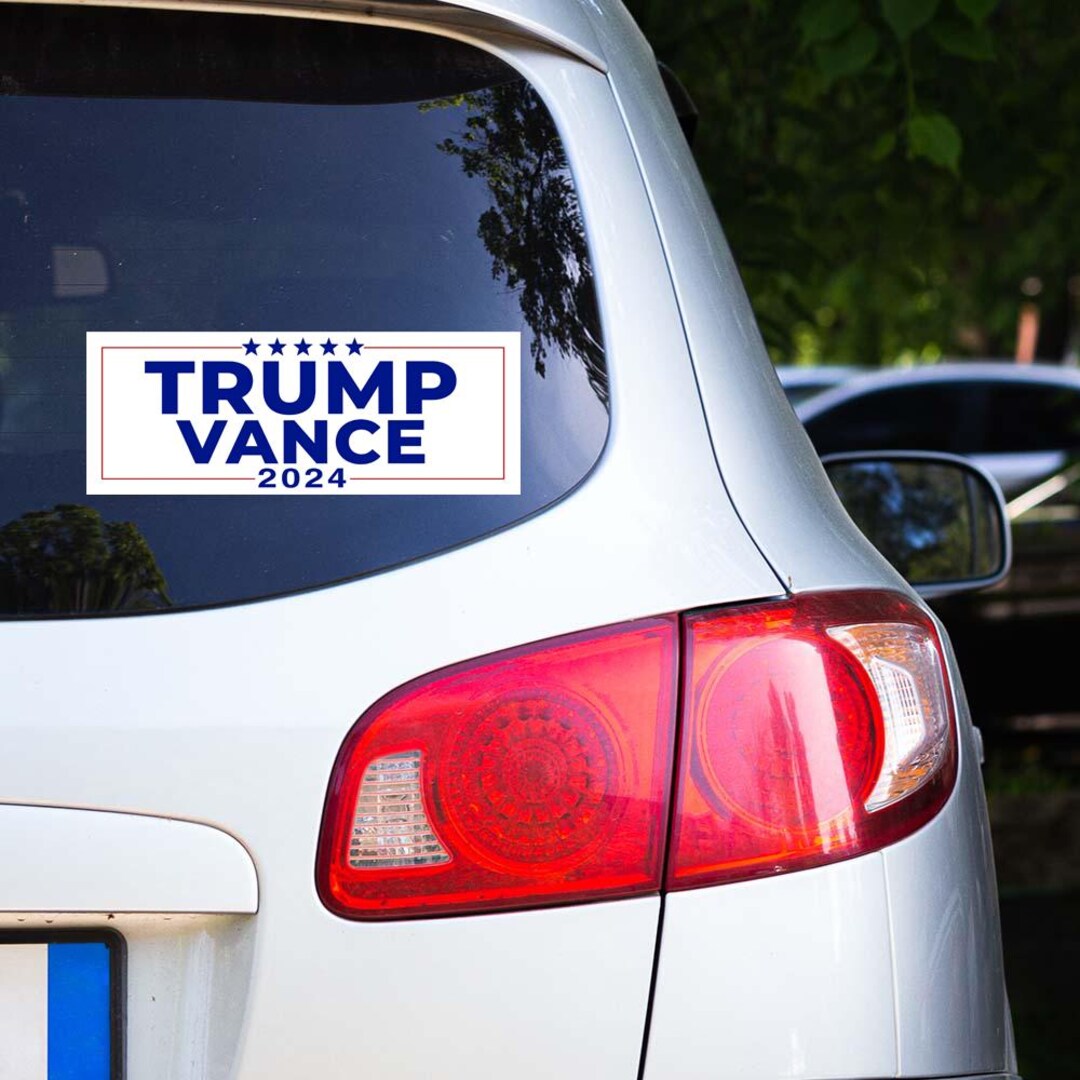 TRUMP VANCE 2024 MAGA Bumper Sticker Decal Graphic Election BS0542 - Etsy