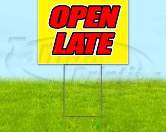 Open Late Sign - Etsy