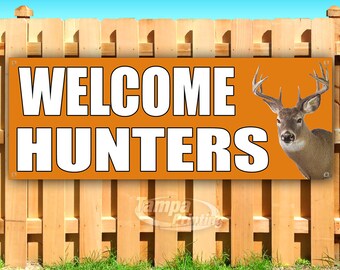 Welcome Hunters Sign - Etsy