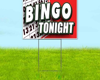 Bingo Yard Sign - Etsy