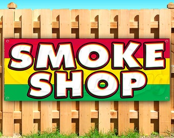 Smoke Shop Banner - Etsy