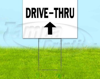 Drive Thru Metal Sign - Etsy