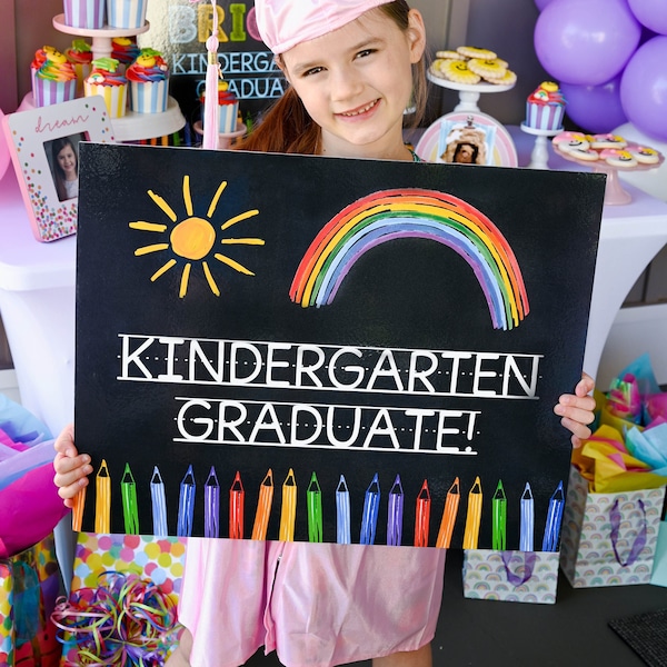 Kindergarten Graduation Sign - Etsy