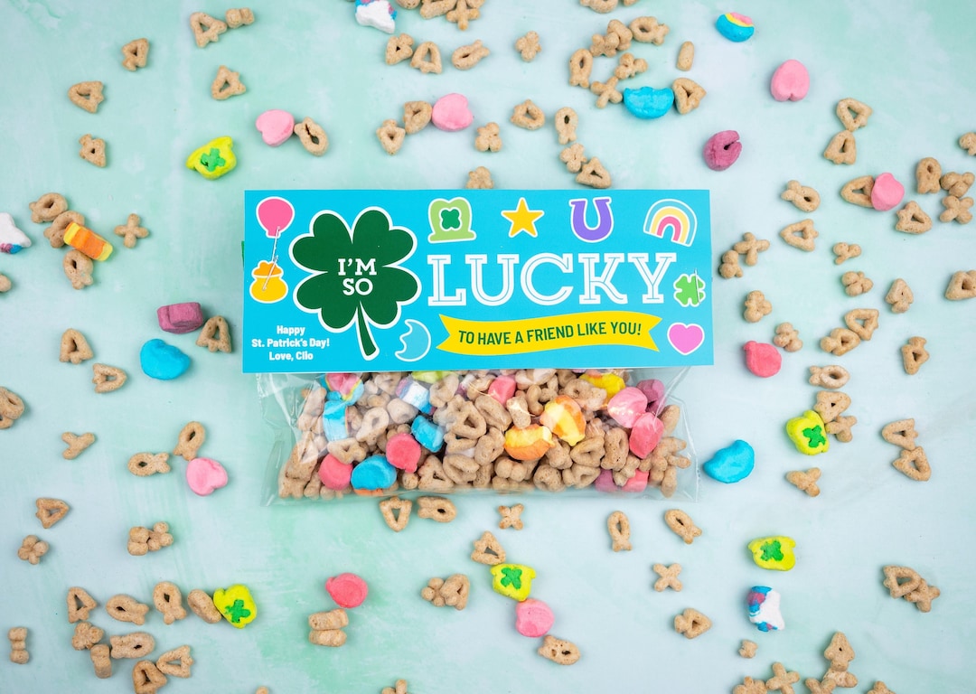 Lucky Charms St. Patrick's Day Printables, Lucky to Have a Friend Like ...