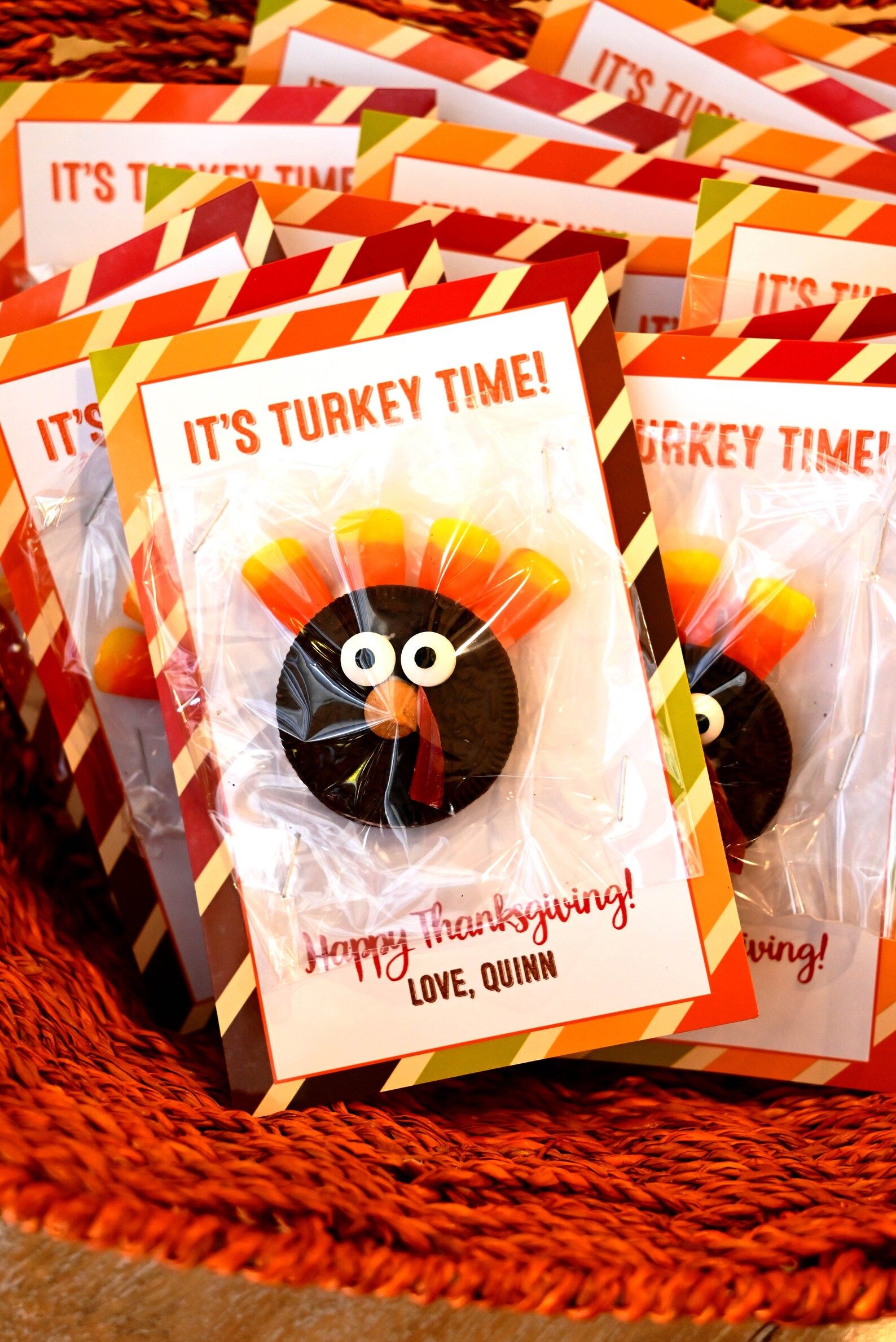 Thanksgiving Cookie Card Thanksgiving Printable Turkey - Etsy