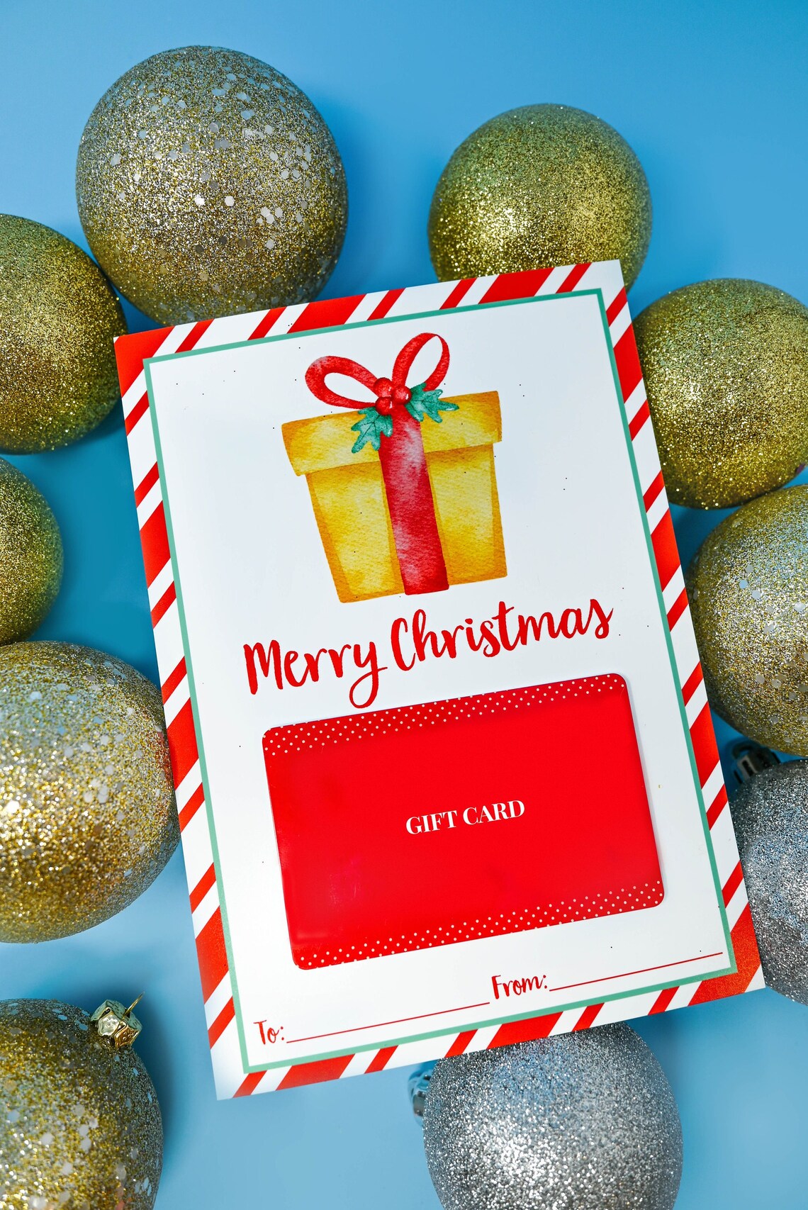 Christmas Gift Card Holder, Merry Christmas Gift Card Holder, Merry ...