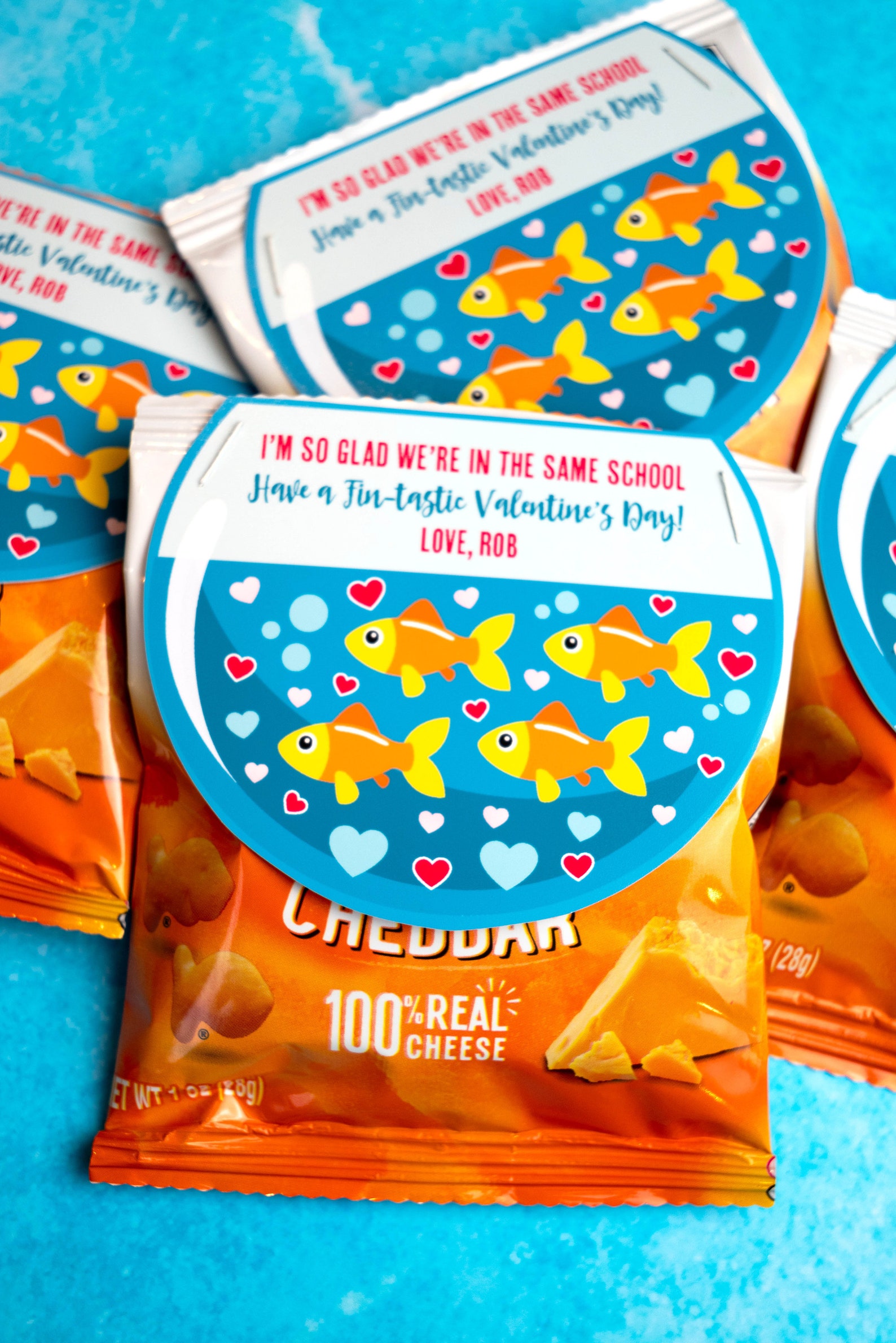 Valentine's Day Card School Valentine's Day Tag - Etsy