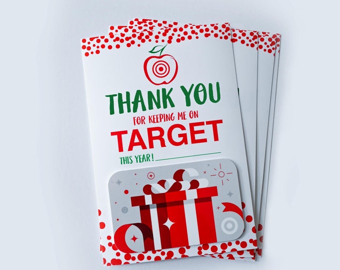 Teacher Thank You, Teacher Gift Tag, Teacher Appreciation Gift Tag ...