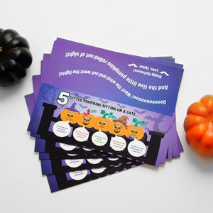5 Little Pumpkins Bag Topper, DIGITAL DOWNLOAD, Halloween Treat Bag ...