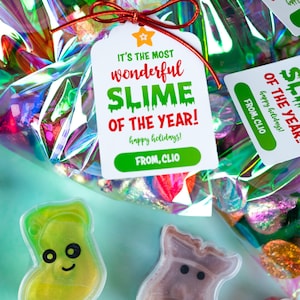 Slime Christmas Printable Tag, Slime Holiday Tag, It's the Most ...