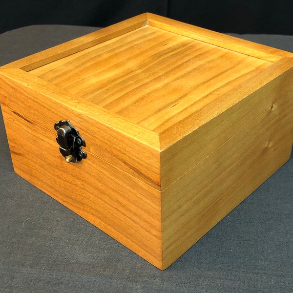 Wood Box With Lid - Etsy